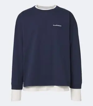 Acne Studios Ericka Cotton Sweatshirt - Blue