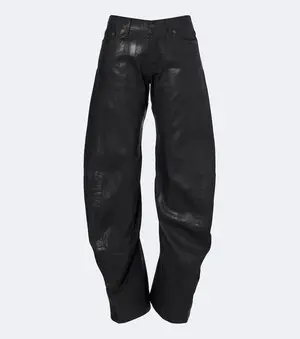 Acne Studios Coated Barrel-leg Jeans