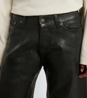Acne Studios Coated Barrel-leg Jeans