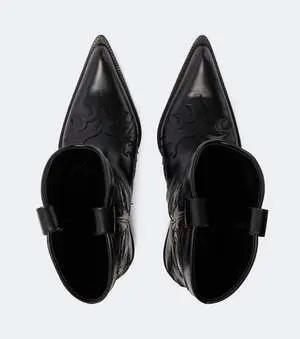 Acne Studios Bouni Leather Cowboy Boots