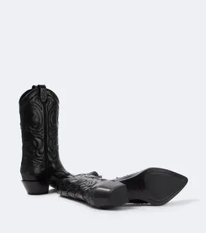 Acne Studios Bouni Leather Cowboy Boots