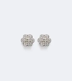 ANITA KO Flora 18kt White Gold Earrings With Diamonds