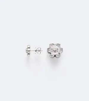 ANITA KO Flora 18kt White Gold Earrings With Diamonds