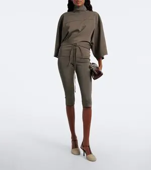 Jacquemus Pina Suede Slingback Pumps