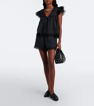 GANNI Mini Studded Top-handle Bag