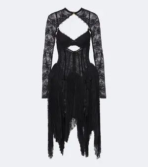 Zimmermann Valiant Cutout Lace Bustier Dress