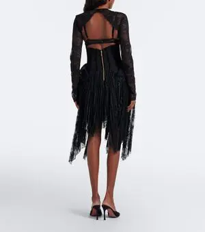 Zimmermann Valiant Cutout Lace Bustier Dress