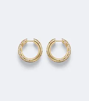 ANITA KO Cosmo 18kt Hoop Earrings With Diamonds