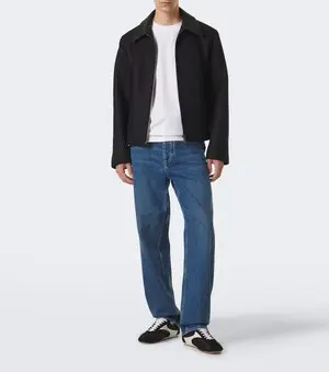 Bottega Veneta Shot Suede-trimmed Sneakers