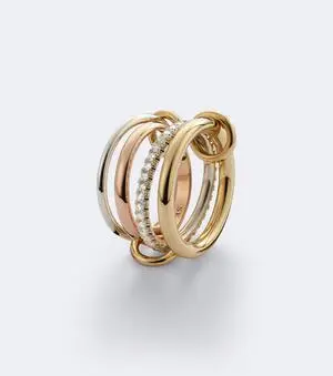 SPINELLI KILCOLLIN Sterling Silver And 18kt Gold Diamond Ring