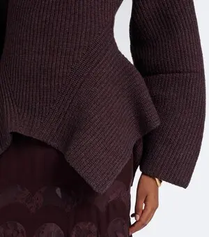 Zimmermann Valiant Wool-blend Half-zip Sweater