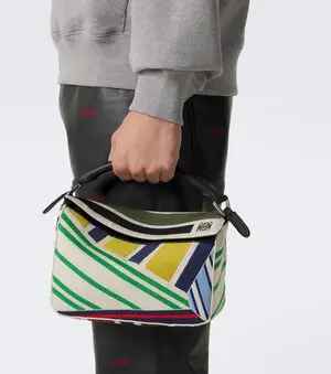 Loewe Puzzle Small Embroidered Shoulder Bag