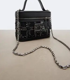 ROGER VIVIER Très Vivier Micro Crystal-embellished Vanity Bag