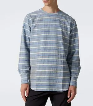 Prada Striped Cotton Twill Shirt