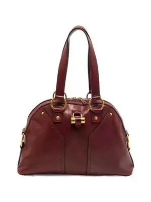 Saint Laurent Muse Leather Tote Bag