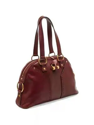 Saint Laurent Muse Leather Tote Bag
