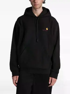 Carhartt Work In Progress Carhartt WIP Logo Embroidered Hoodie Black