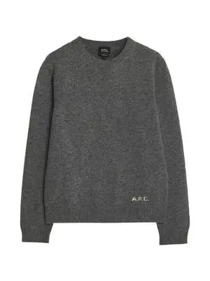 A.p.c. Logo-detail Wool Sweater