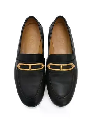 Hermès Colette Leather Loafers - Black