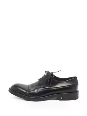 LOUIS VUITTON Micro-stud Leather Derby Shoes