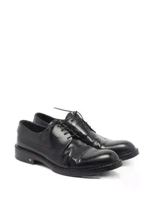 LOUIS VUITTON Micro-stud Leather Derby Shoes