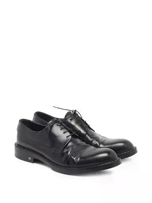 LOUIS VUITTON Micro-stud Leather Derby Shoes