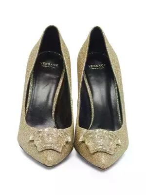 Versace Icon Medusa Glitter Pumps