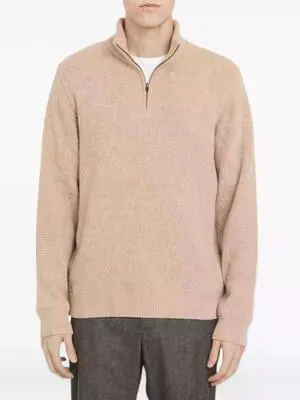 Vince Quarter-zip Waffle Knit Sweater