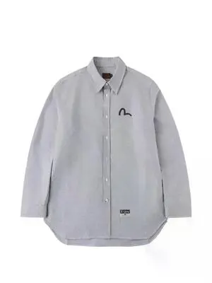 EVISU Seagull-print Button-down Shirt