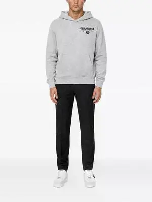 Philipp Plein Fleece Hoodie With Logo Detail