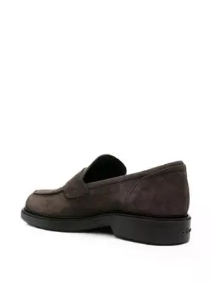 Hogan Suede Loafers - Brown
