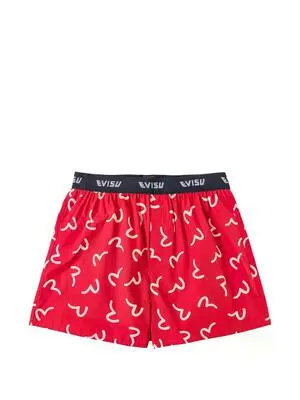 EVISU Seagull-print Boxers - Red