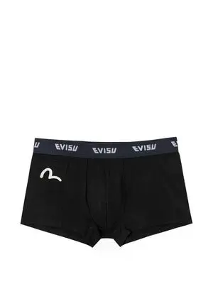EVISU Logo-waistband Boxers - Black