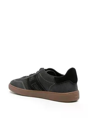 Hogan Logo-patch Paneled Sneakers