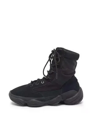 ADIDAS X YEEZY 500 Utility Panelled Boots - Black