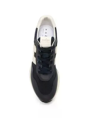 Hogan H601 Logo-patch Panelled Sneakers