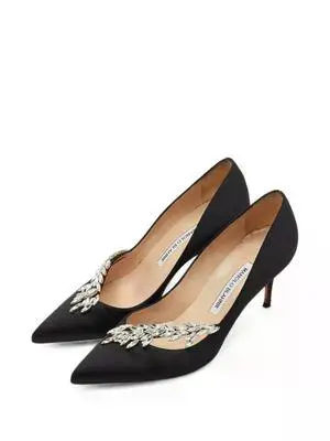 Manolo Blahnik Nadira Crystal-embellished Pumps