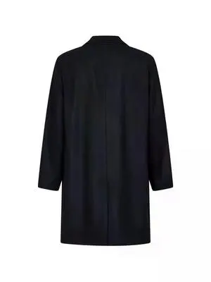 HEVO Cassano Single-breasted Notched-lapel Coat - Blue