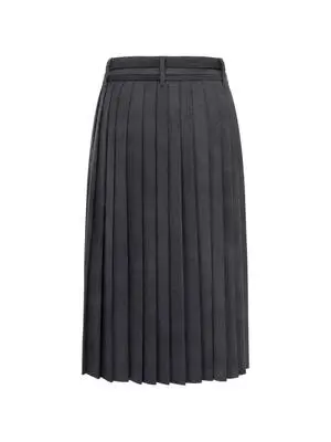Liu Jo Belted Pleated Midi Skirt