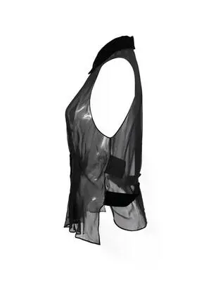 ALEXANDER WANG Sheer Sleeveless Blouse