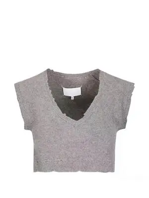 MAISON MARGIELA Lived-in Knitwear Top