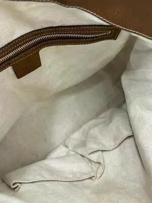 Gucci 2016-2026 Medium Gg Canvas Bree Fold Over Tote Satchel