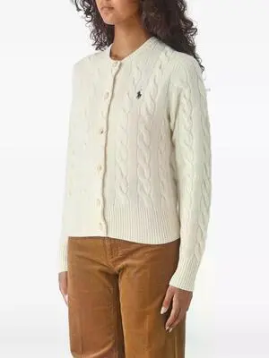 Polo Ralph Lauren Cable-knit Wool-cashmere Cardigan