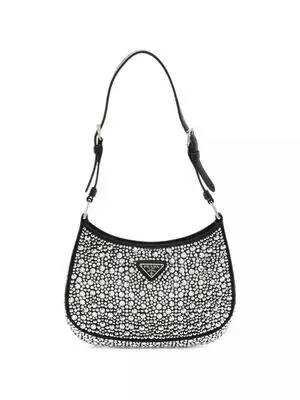 Prada Cleo Crystal-embellished Shoulder Bag