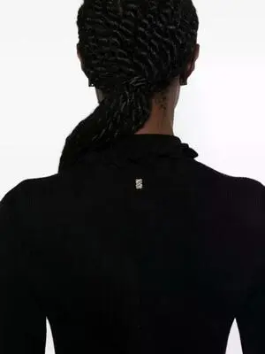 Sandro Ruffle-trim Turtleneck Sweater