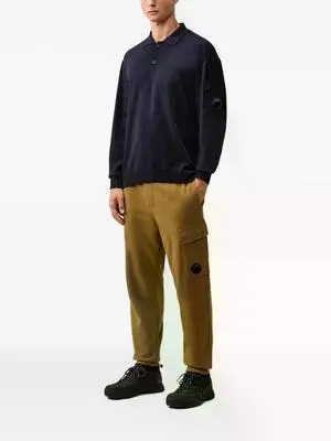 C.P. COMPANY Extrafine Merino Wool Lens Polo Sweater