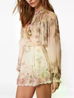 TWINSET Floral Crépon Blouse