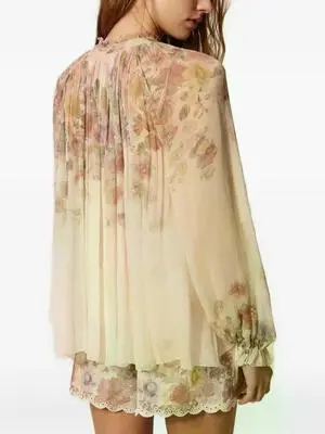 TWINSET Floral Crépon Blouse