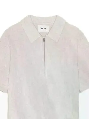 Nn07 Hansie Quarter-zip Polo Shirt