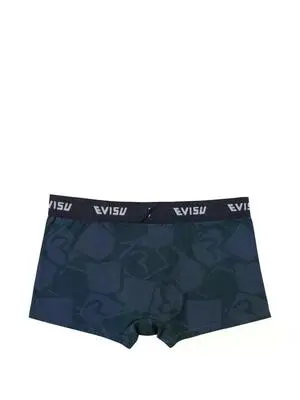 EVISU Seagull Logo-waistband Monogram-print Boxers